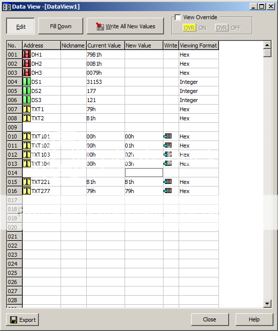 ASCII RS232 from & to Click